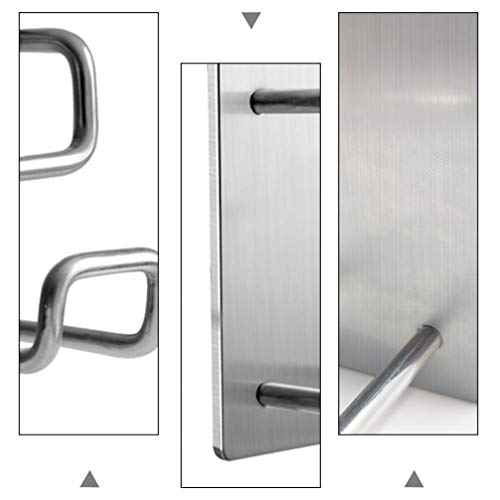 DOITOOL Adhesive Hook Rope Towel Hanger Washbasin Hook Stainless Steel Robe Towel Hook for Home Kitchen Bathroom