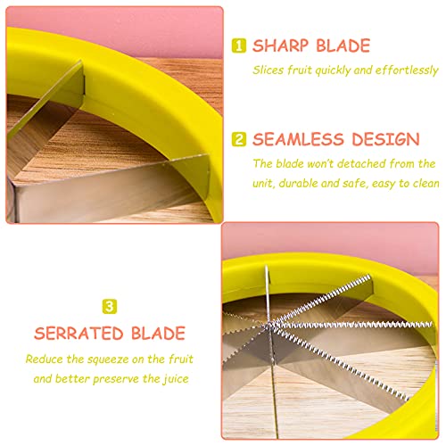 Atopov 4 in 1 Apple Slicer Mango Pear Tomato Slicer Combo, Fruit Cutter and Corer,Mango Slicers and Corer, Fruit Slicer Can also be used for Oranges, Potatoes, Round Fruits