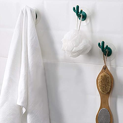 Dokiery Stick on Wall Hooks, Waterproof Oilproof Bathroom and Kitchen Heavy Duty Adhesive Hooks , Practical Door Hook for Hanging Towel Coat Clothes Robe Hooks 2 Pack
