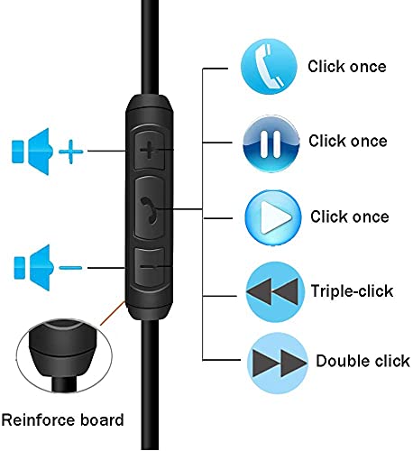 BINGLE Headphones Cable Replacement Cord for Bose QuietComfort 25/35 / 35II /On-Ear 2/OE2/OE2i/Soundlink/SoundTrue Headphones Aux Extension Cord with Inline Mic Volume Control