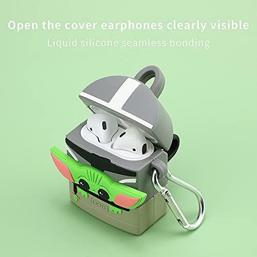 Airpod Case Cover, 3D Cute Cool Cartoons Avatar Silicone Wall·E Design,Soft Silicone Portable&Shockproof Airpod Case,for Apple Airpod 2&1 Charging Case【Straps Have Been Improved】 (Backpack)