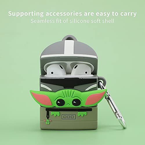 Airpod Case Cover, 3D Cute Cool Cartoons Avatar Silicone Wall·E Design,Soft Silicone Portable&Shockproof Airpod Case,for Apple Airpod 2&1 Charging Case【Straps Have Been Improved】 (Backpack)