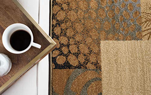 Tayse Sedona Beige 3 Piece Area Rug Set for Home, Room, and Decor - Transitional, Floral