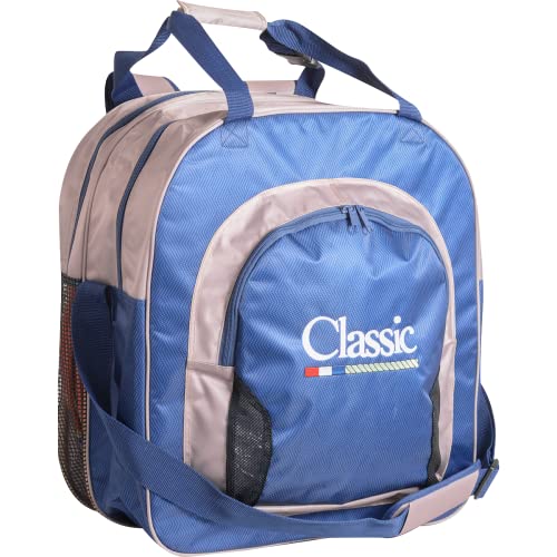 CLASSIC Rope Super Deluxe Rope Bag, Navy Chevron-Tan