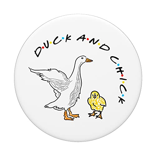 Duck And Chick Funny Quote PopSockets Swappable PopGrip