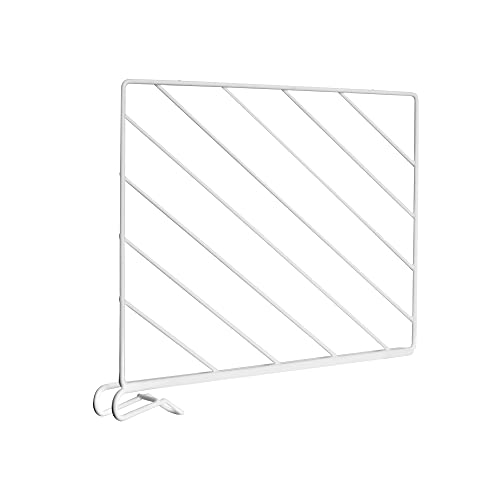 TitanSecure Shelf Dividers for Closets, 8 PK White 12β Sturdy Wood Shelf Dividers | Shelf Organizer for Closets for Wood or MDF Shelves β Use as Bathroom Kitchen Pantry Cabinet Organizers and Storage