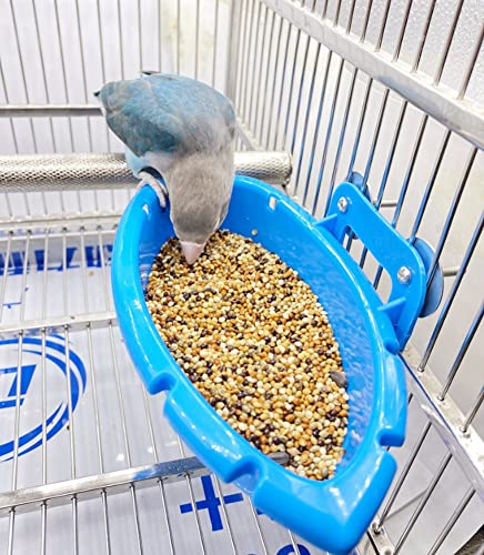 Bird Bath Tub 7 Packs, Wooden Bird Branches, Colorful Rattan Balls, Bird Shower Bathing Bowl for Cage, Parrot Bathtub Pool Bird Feeder Bowl Bird Cage Accessories