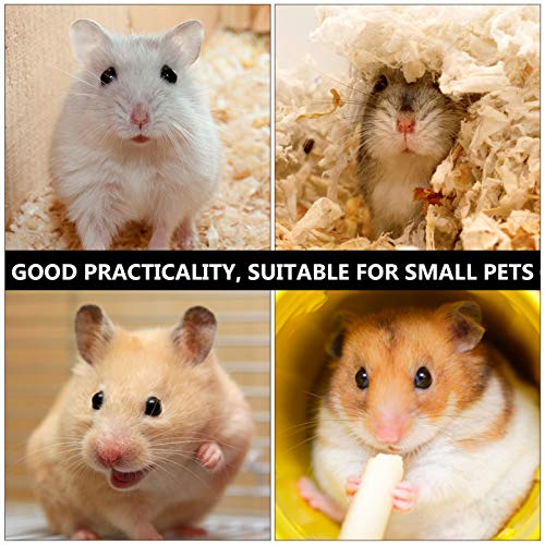 TEHAUX Natural Coconut Shell Bird Nest House Bed with Warm Pad for Parrot Parakeet Hamster Rat Mice Chinchilla Cage Toy Nesting Box
