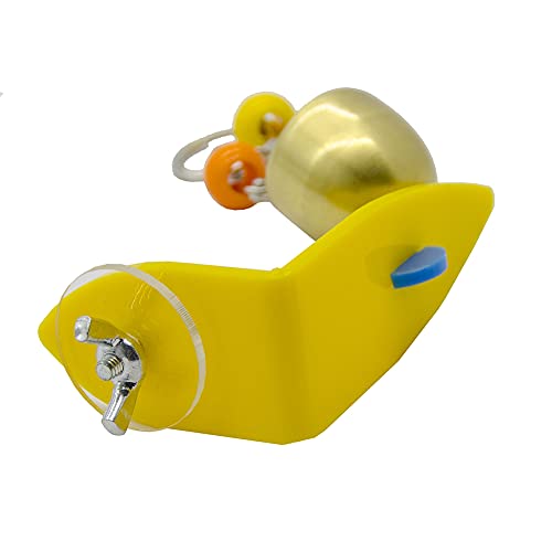 Shuoxpy Pet Bird Bell Toy Parrot Bell Toy Bird Cage Bell Toy for Parakeet Budgies Lovebirds Cockatiel Conure