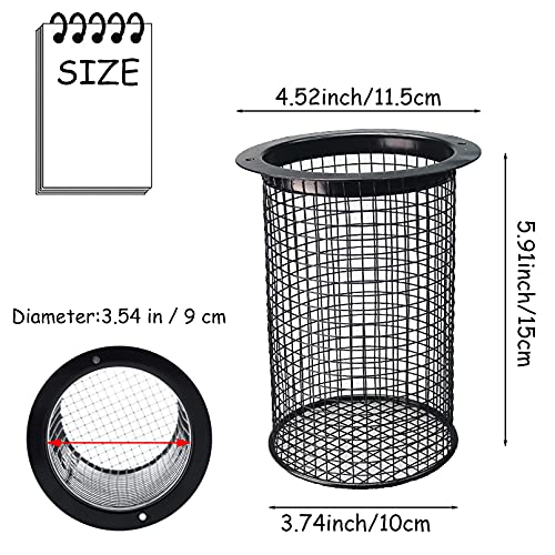kathson Reptile Lampshade Lizard Heat Lamp Guard Anti-Scald Lamp Mesh Cover Pet Coop Protection Heater Light Bulb Enclosure Cage Protector for Turtles, Lizards, Snakes and Amphibians