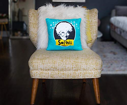 The Golden Girls 14-Inch Character Throw Pillows | Set of 4 | Decorative Square Accent Pillows for Living Room Set, Cushion, Couches And Sofas, Bedroom