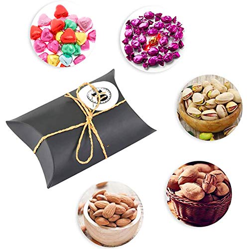 ccHuDE 100 Pcs Pillow Box Candy Gift Box for Wedding Birthday and Christmas