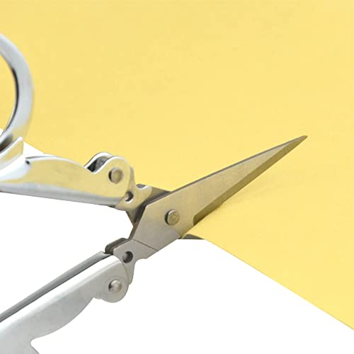 XINMEIWEN 12Pcs Small Folding Scissors Portable Travel Scissors Stainless Steel Cutter Mini Scissors Set for Home Office and Travel Trip Scissors