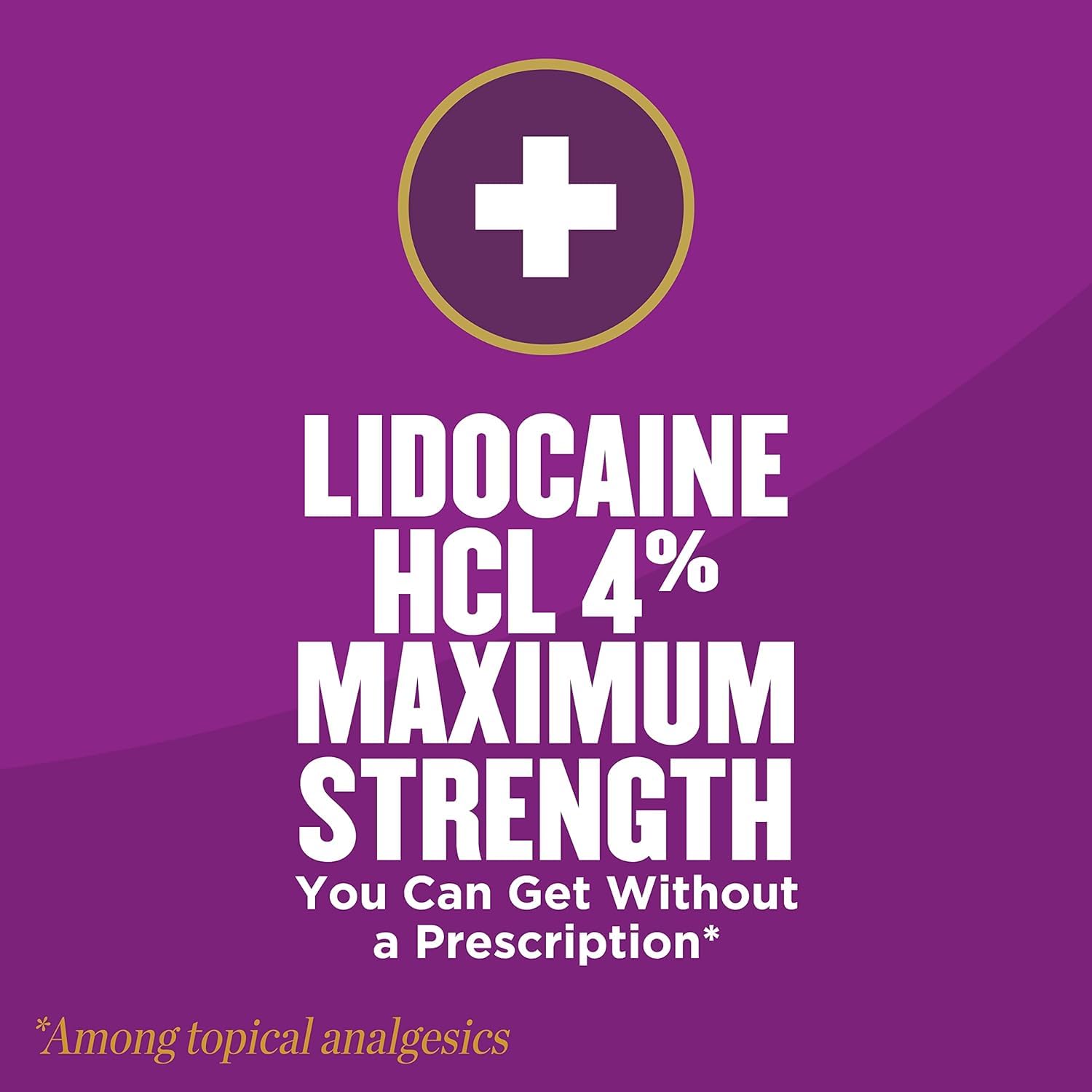 Globe Lidocaine 4% Multi-Symptom Relief Cream 1.75 oz, Numbs Away Pain & Itch, Steroid Free Non-Greasy Formula (Compare to Gold Bond w/Lidocaine)