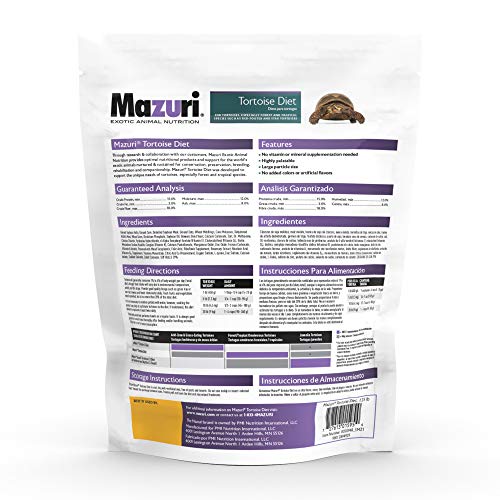 Mazuri | Tortoise Diet | 1.25 Pound (1.25 LB) Bag