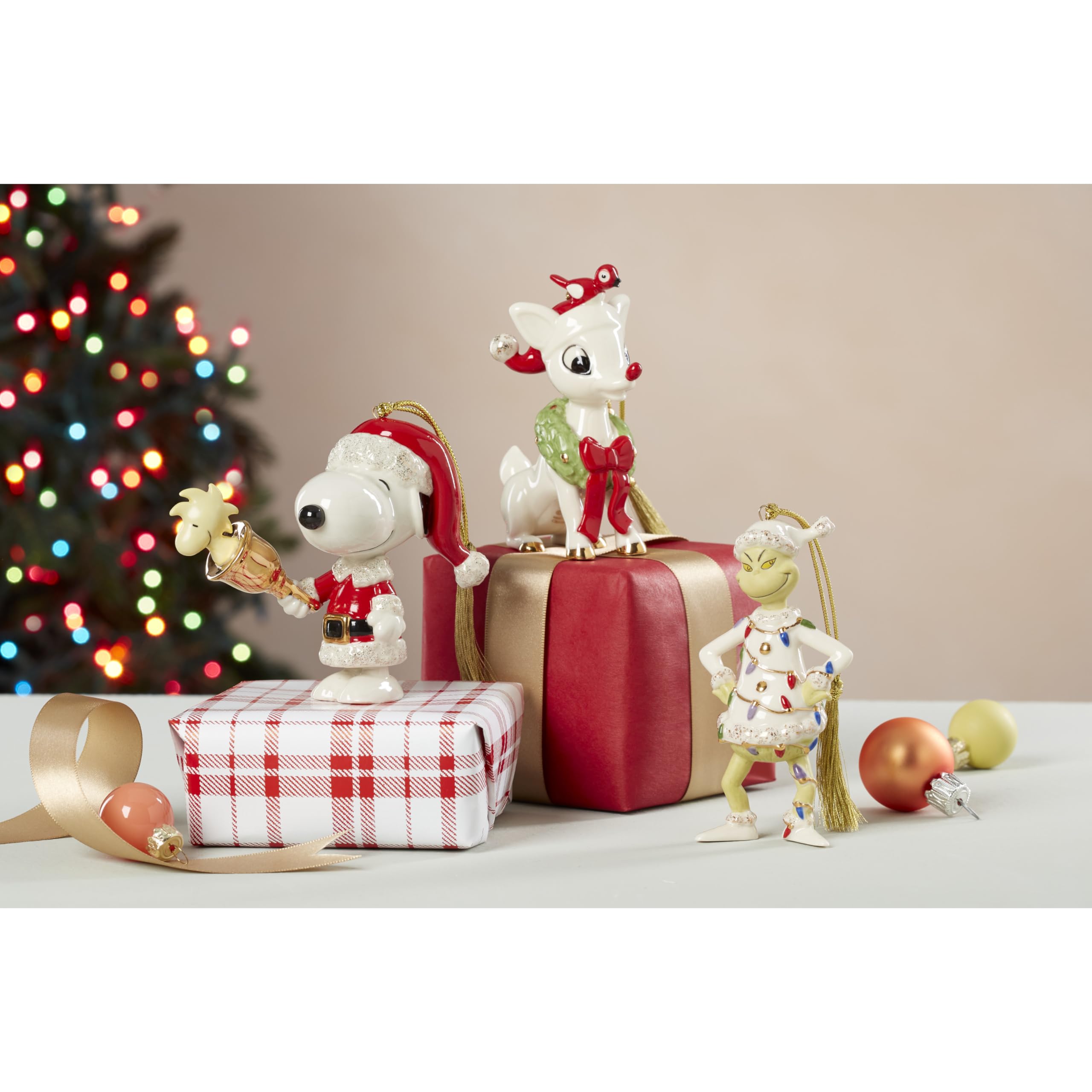 Lenox 894766 Snoopy Ringing Bell Ornament, Christmas