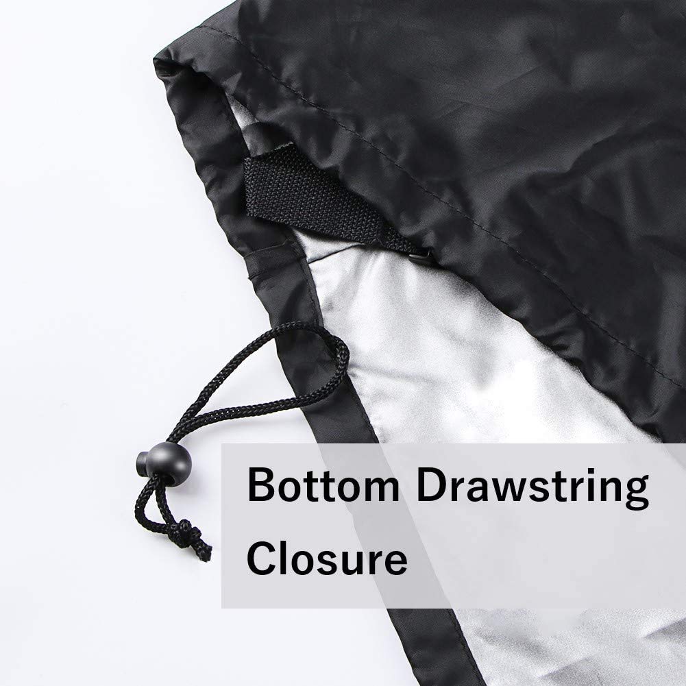 Grill Cover 60 inch, iCOVER Waterproof Outdoor BBQ Gas Barbecue Covers, Polyester Lightweight Easy On/Off, Dustproof for Weber Char-Broil Nexgrill and More Grills