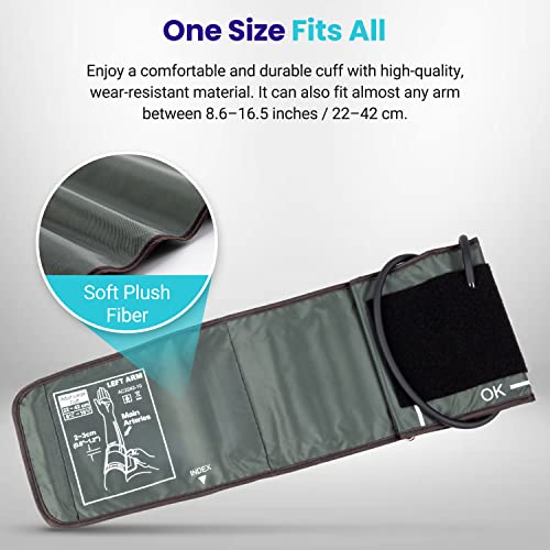 Blood Pressure Monitors for Home Use XL Cuff, Bluetooth Machine by Etekcity, FSA HSA Approved Products, Adjustable Cuff Large Upper Arm Friendly, Smart Unlimited Memories in App, Dual Power Sources
