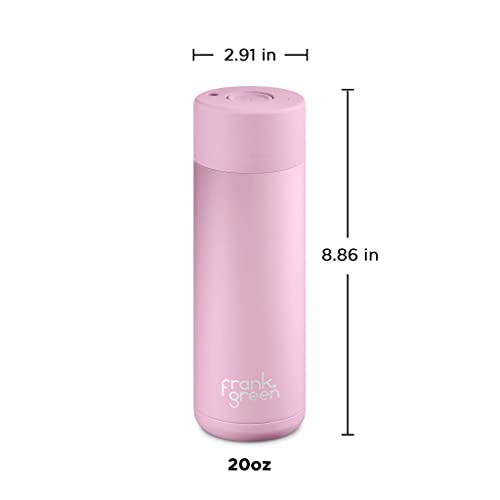 Frank Green Mint Gelato Ceramic Lined Reusable Bottle with Push Bttn Lid, 1 EA