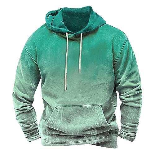 Mens Clothing Western Shirts for Men Sweatshirts for Men 2023, Patriotic American Flag Hoodie Sport Pullover with Pocket Blouse Shirts Casual Tee Eagles Hoodie Khaki L
