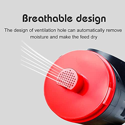 Moisture-Proof Electric Auto Fish Food Feeder Timer Dispenser for Aquarium or Fish Tank, Auto Feeding on Vacation or Holidays,USB Rechargeable (LY-019)