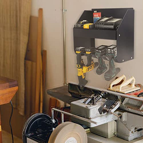 Ultrawall Heavy Duty Power Tool Rack for Electric Drill, Power Tool Organizer Wall Mount Fits for Garage, Home, Workshop, Shed Power Tool Storage