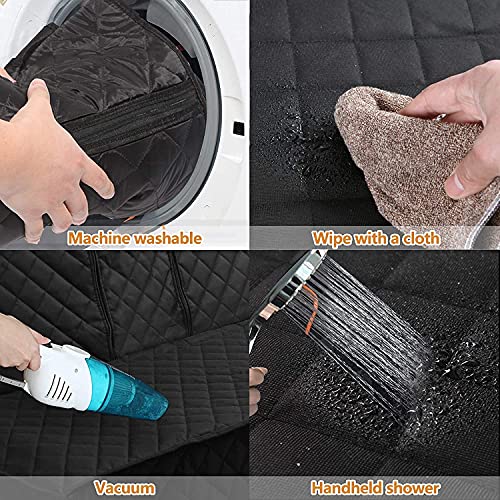 Ataqus Dog Car Seat Covers,100% Waterproof Pet Seat Cover,Scratch Proof, Heavy Duty and Nonslip Pet Bench Seat Cover,Capable for Cars, Trucks & SUVs