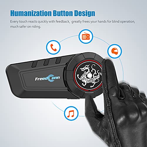 1Storm Motorcycle Full Face Helmet Skull King Matt Red HJK311 + One Extra Clear Shield + Motorcycle Bluetooth Headset