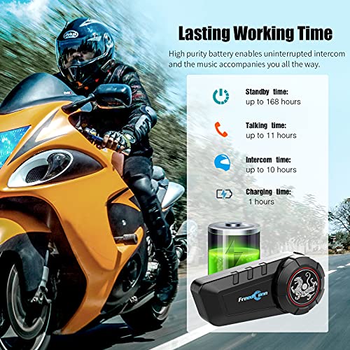 1Storm Motorcycle Full Face Helmet Skull King Matt Red HJK311 + One Extra Clear Shield + Motorcycle Bluetooth Headset