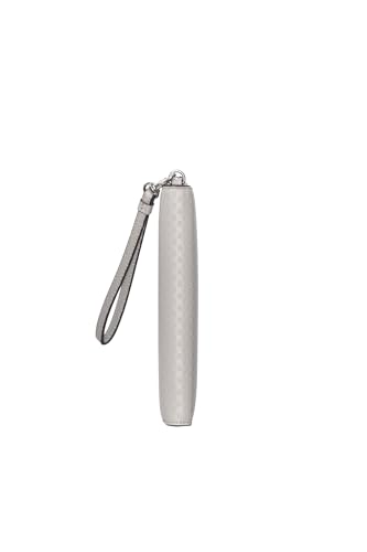 Calvin Klein Key Item Saffiano Continental Zip Around Wallet with Wristlet Strap, Stone, One Size