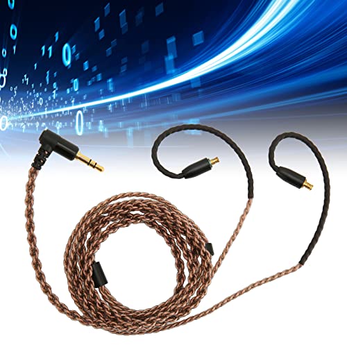 Headphone Replacement Cable, Oxygen-Free Copper Wire Clearer Sound, Reduced Current Noise, Powerful bass and Bright high Sound Suitable for ATH CKS1100 E40 E50 E70 LS200 LS300 LS400 CKR90 CKR90