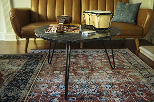 Novogratz by Momeni Rugs Doheny Polyester Rust Area Rug 7'6" X 9'6" (DOHENDOH-1RST7696)