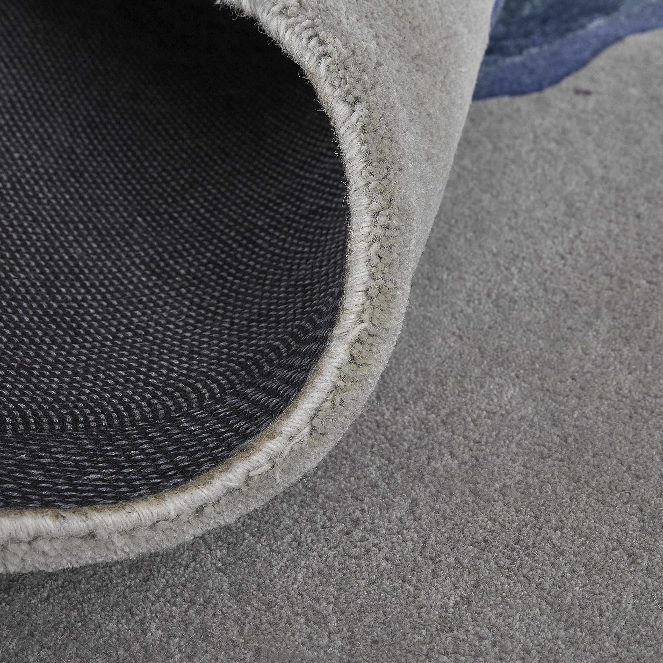 Feizy Serrano Modern Wool Rug, Gray/Blue, 8' x 10' Area Rug