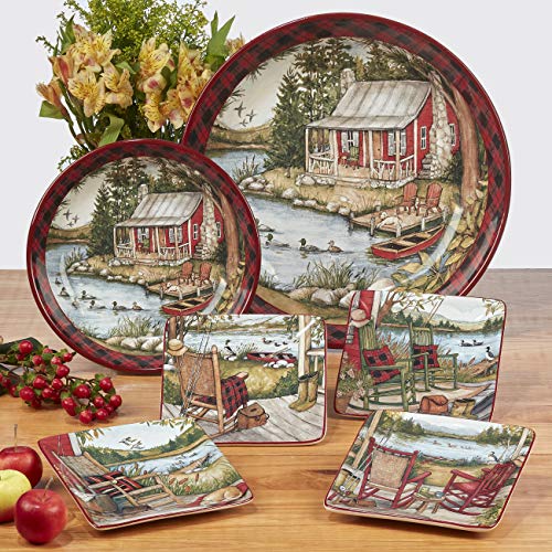 Certified International Lake Retreat Rectangular Platter,