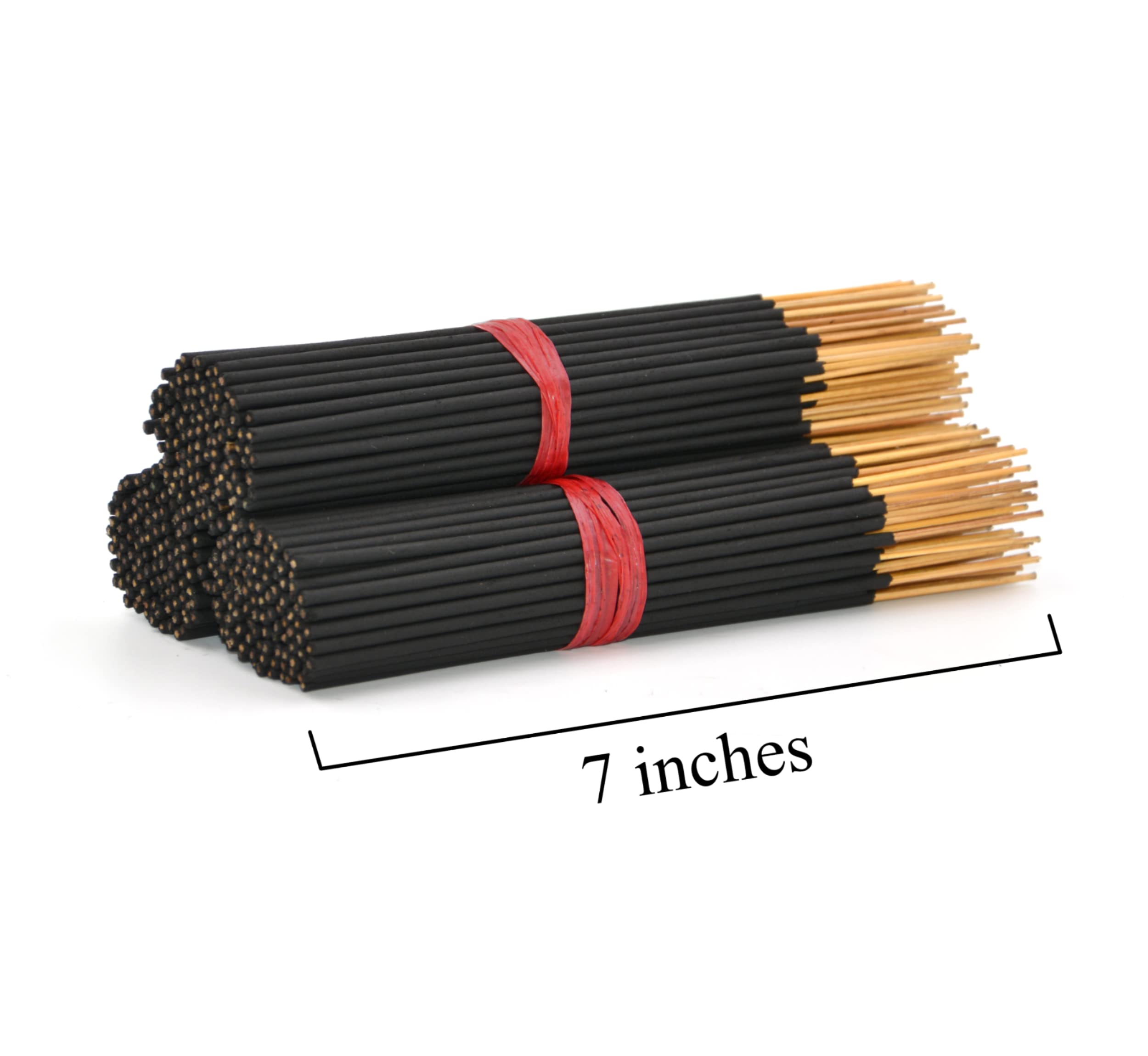 Japanese Cherry Blossom Exotic Incense Sticks 7 Inch - Bulk 1 Bundle 85 to 100 Sticks - Natural 7" Long Lasting Aroma That Burns for 30 to 45 Minutes.