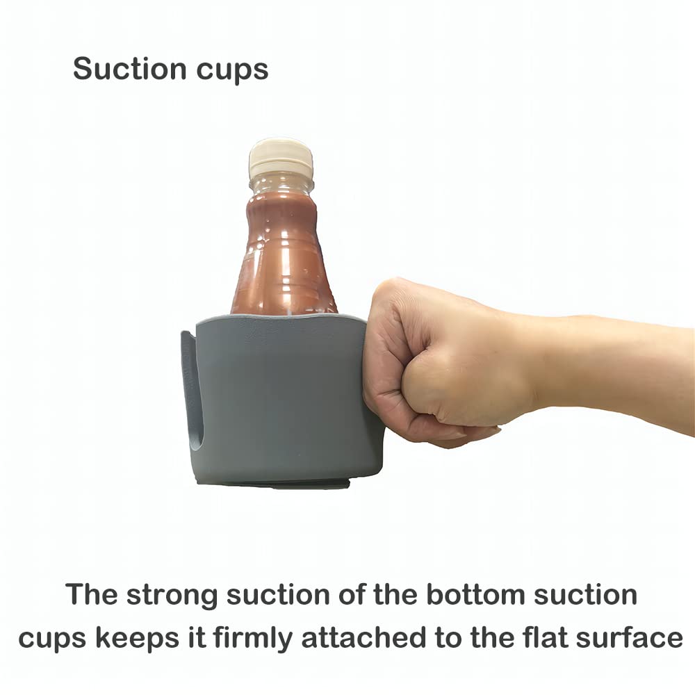 Cup Holder for Desk , 8EIGHTECH Table Cup Holder has a Suction Cup with Strong Suction Power.Anti-Spill Cup Holder for desks or Tables, can Hold a Variety of Mugs、 Drinking Bottles、Insulated Cups.