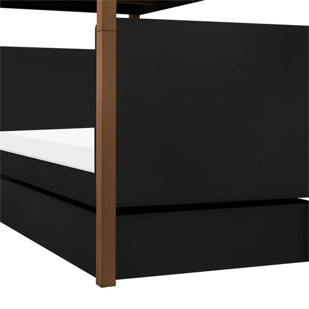 Babyletto Universal Twin Storage Trundle Bed in Black