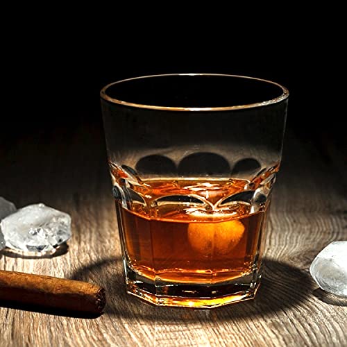 Rock Bar Stackable Beverage Glasses β Set Of 8 Dishwasher Safe Drinking Glasses For Soda, Juice, Milk, Coke, Beer, Spirits β 5oz Durable Tempered Glass Water Tumblers For Daily Use
