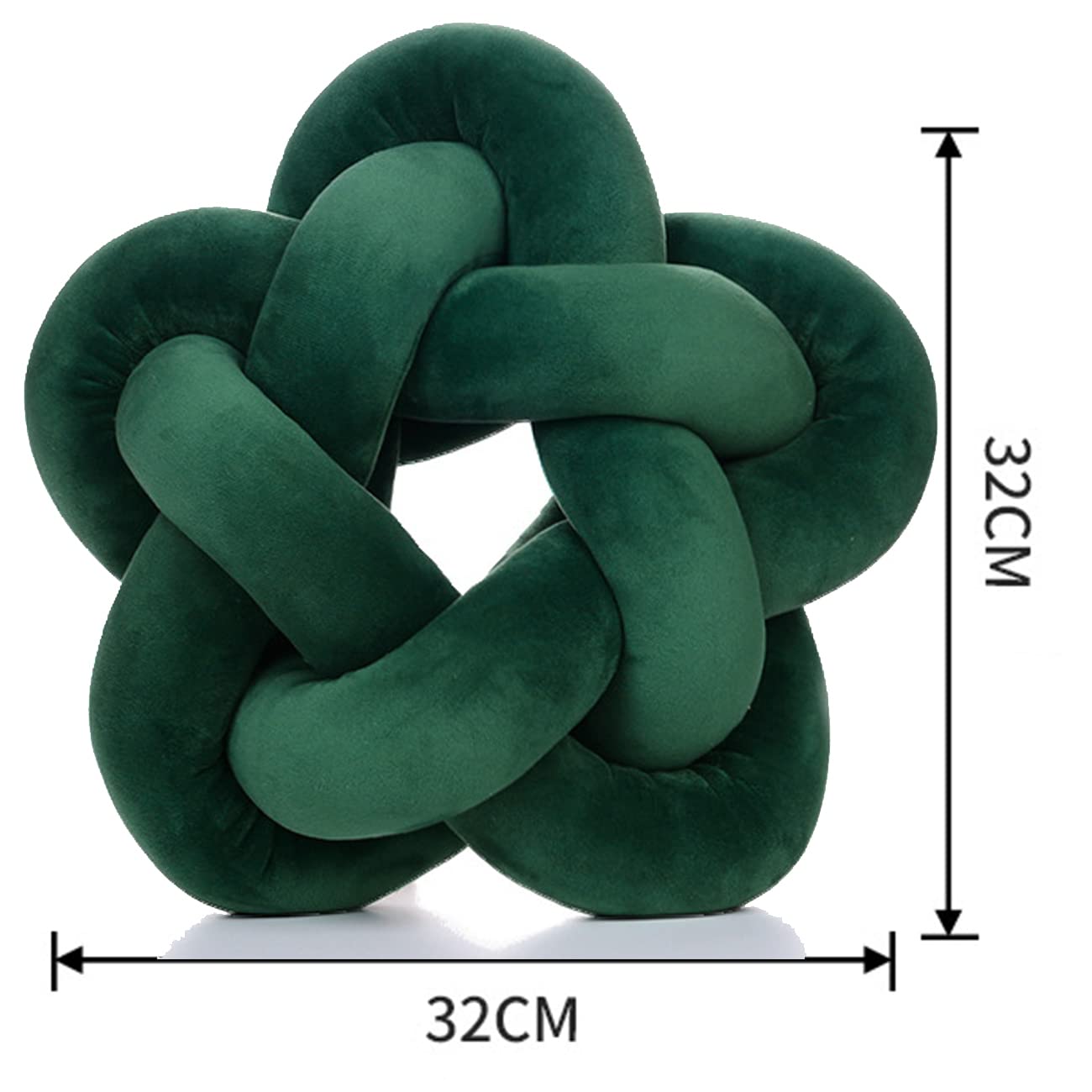 BHZ Decorative Throw Pillow Knot Pillow Christmas Star Shaped for Bedroom Soft Household Sofa Decor Pillow for House Decoration