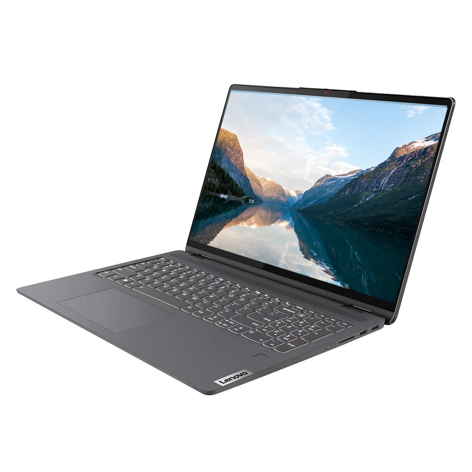 Lenovo 2023 Flex 5 16" 2.5K WQXGA (2560 x 1600) 2-in-1 Touchscreen Laptop, 12th Gen Intel 10-Core i7-1255U, 16GB RAM, 1TB PCIe SSD, Backlit KB, Fingerprint, WiFi 6, BT 5.0, Windows 11, w/Battery