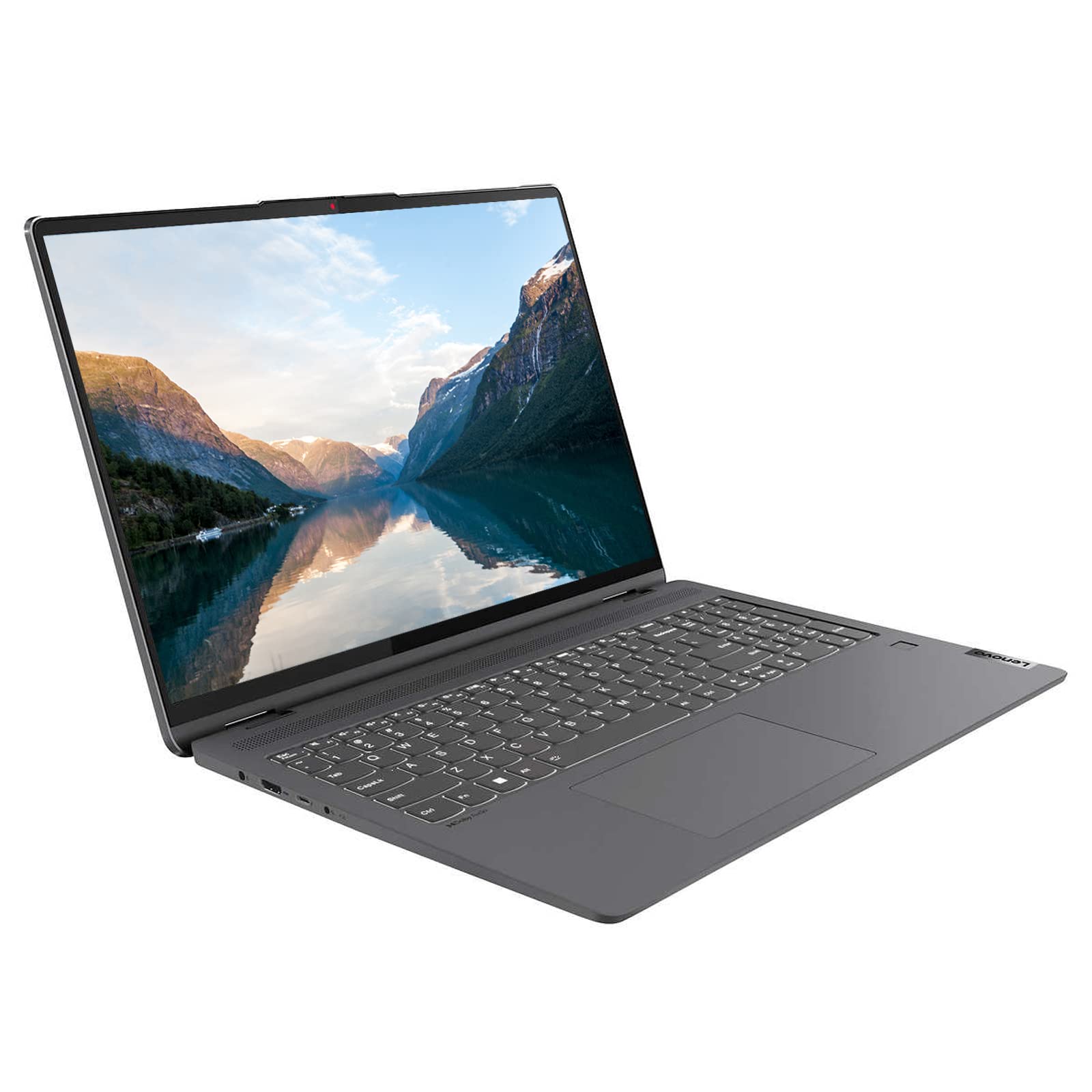 Lenovo 2023 Flex 5 16" 2.5K WQXGA (2560 x 1600) 2-in-1 Touchscreen Laptop, 12th Gen Intel 10-Core i7-1255U, 16GB RAM, 1TB PCIe SSD, Backlit KB, Fingerprint, WiFi 6, BT 5.0, Windows 11, w/Battery