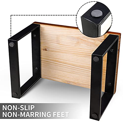 biukpci Step Stool for Adult Kids Toddler Wooden Step Stool for Kitchen Bathroom Bedroom(Self-Assembly)