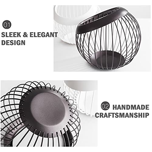 Coffee Pod Holder, Large Capacity K Cup Holder and Espresso Pod Holder, Coffee Pod Organizer for Keurig Kcup Storage and Espresso Capsule Holder, Coffee Pod Storage (Brown)