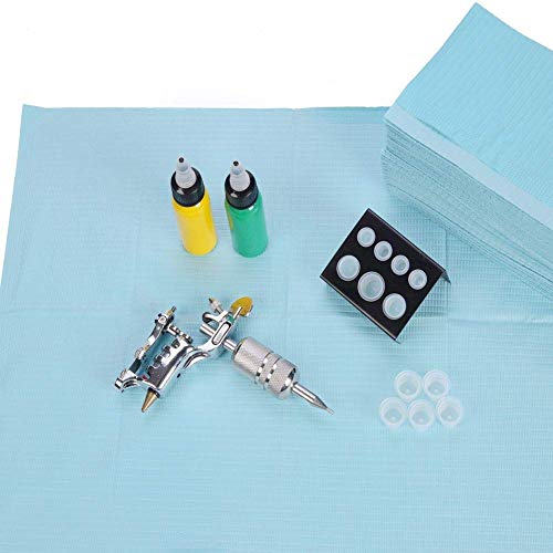 Disposable Dental Bibs Sheets Cloths, 125pcs 13 X 18 inches Tattoo Table Covers Clean Pad,Underpad Hygiene Personal Tattoo Bib Waterproof Tattoo Table loth Tattoo Supply Sheet (blue)