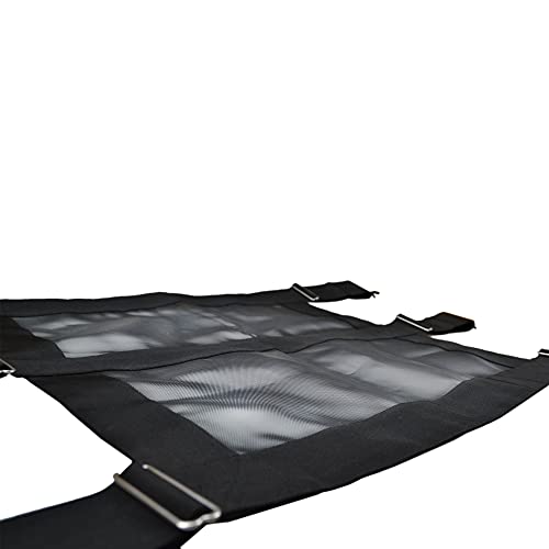 vomvomp Adjustable Horse Stall Guard Keep Horse Securely in Stall with Mesh Allow Air Flow