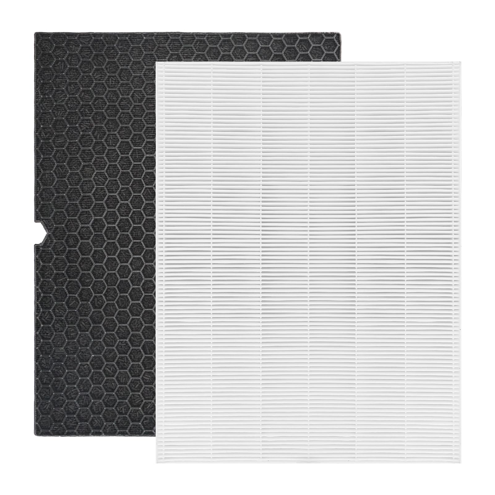 Improvedhand 116130 Filter H Replacement for Winix 5500-2 and AM80 Air Puri-fier, Include 1 Set H13 True HEPA Filter and Activated Carbon Odor Filter