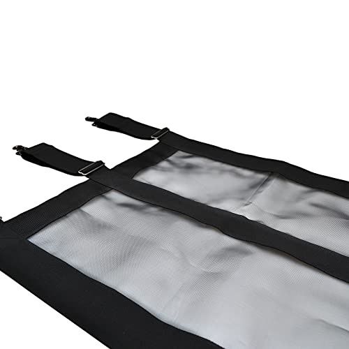 vomvomp Adjustable Horse Stall Guard Keep Horse Securely in Stall with Mesh Allow Air Flow