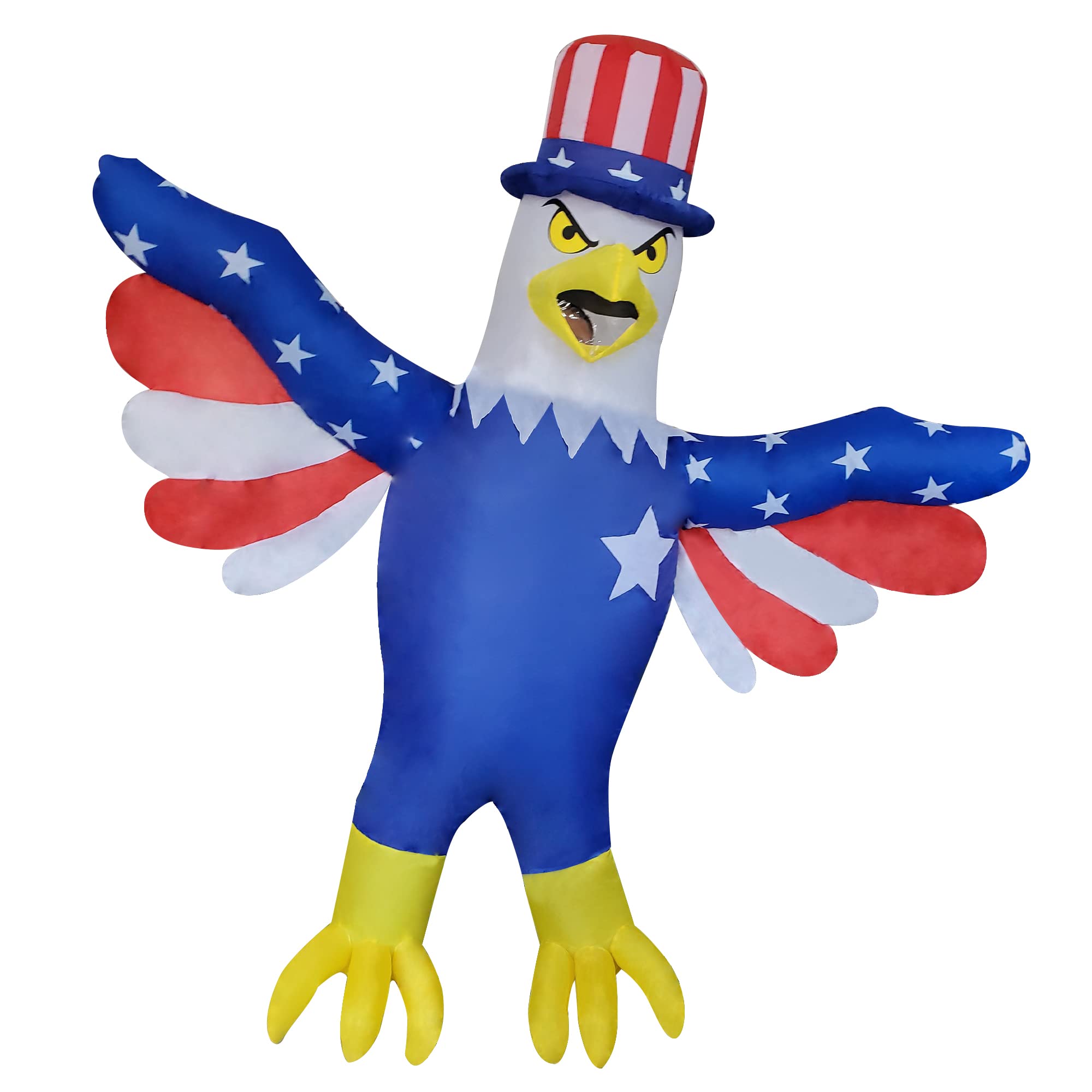 NiSotieb Inflatable Bald Eagle Costume Independence Day Blow-up Costume for Adult/Halloween/Patriotic Parade