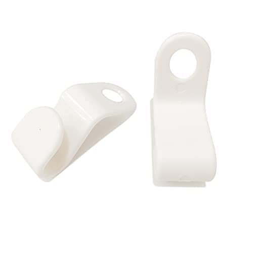 Hanger Hooks Clothes Hanger Connector Hooks 10 Pieces Thickened Hanger Extender Clips ,Buckle Hook for Closet Space Savers and Organizer Closets superimposed to Connect (White)