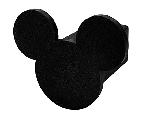 Mickey Mouse Cookie Solid Black Hitch Cover
